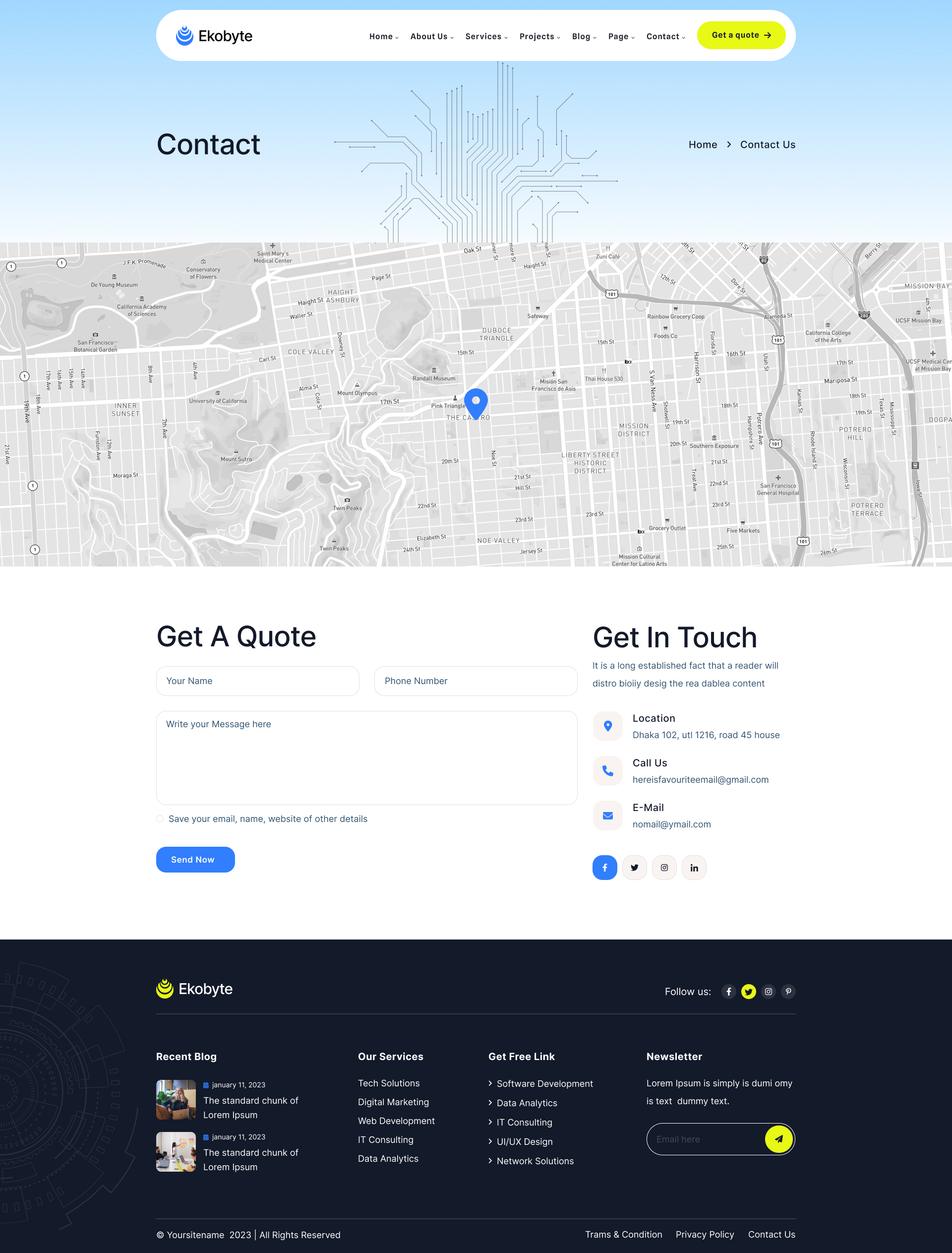 Ekobyte - IT Service & Technology WordPress Theme by ThemeEarth | ThemeForest